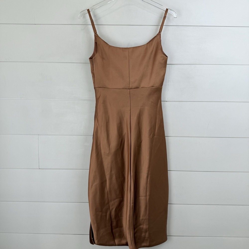 Revelry | Dresses | Revelry Skye Satin Midi Dress Women 4 Cowl Neck ...